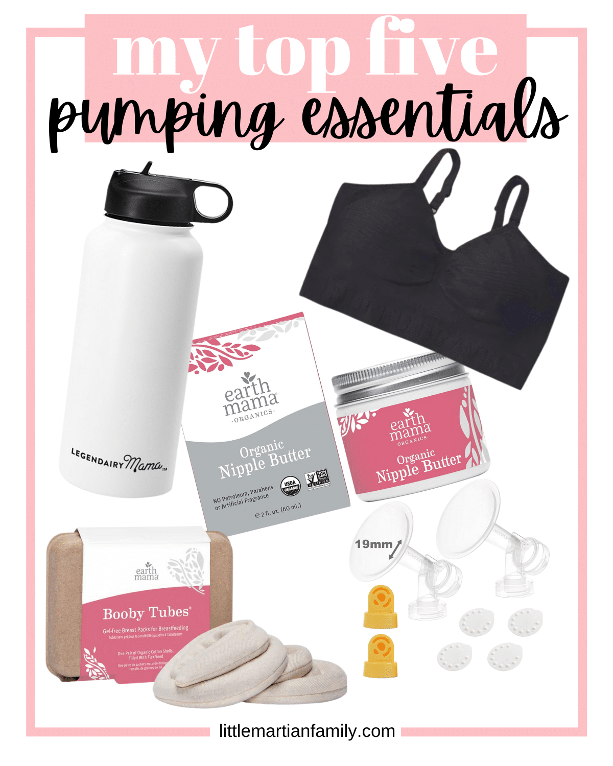 My top five pumping essentials - little martian family